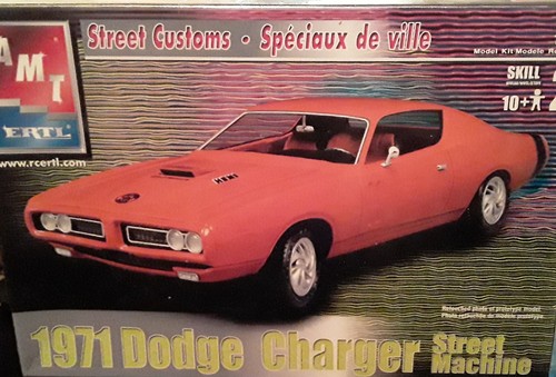 AMT 1/25 1971 '71 Dodge Charger Street Machine Model Kit #30054 SEALED ...