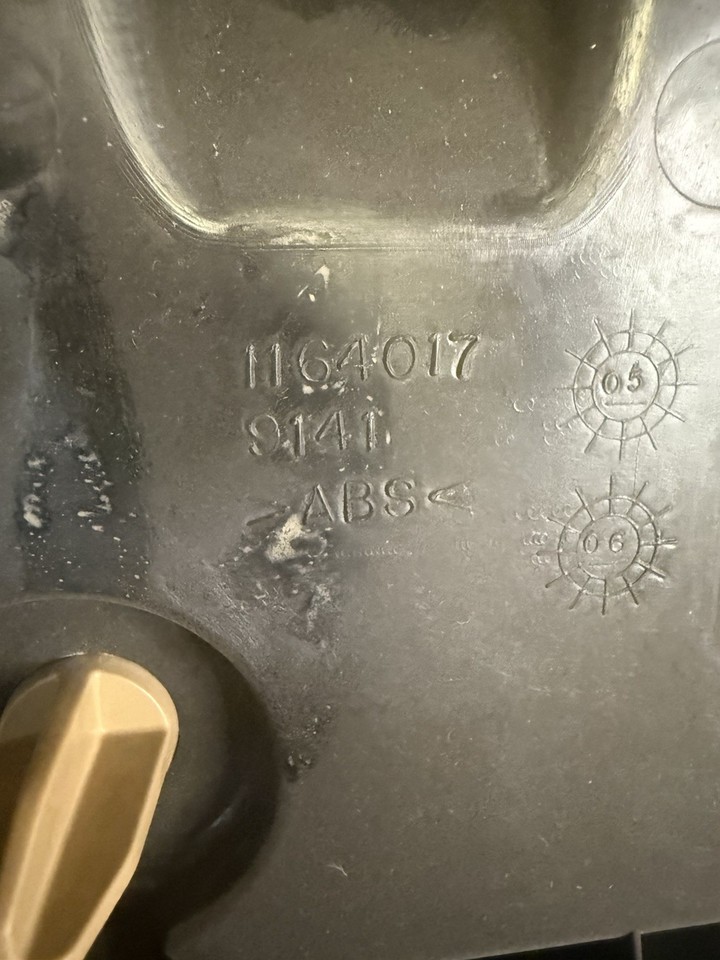 Ford F250 F350 Overhead console w-door 2008 2009 2010 Superduty SD Tan ...