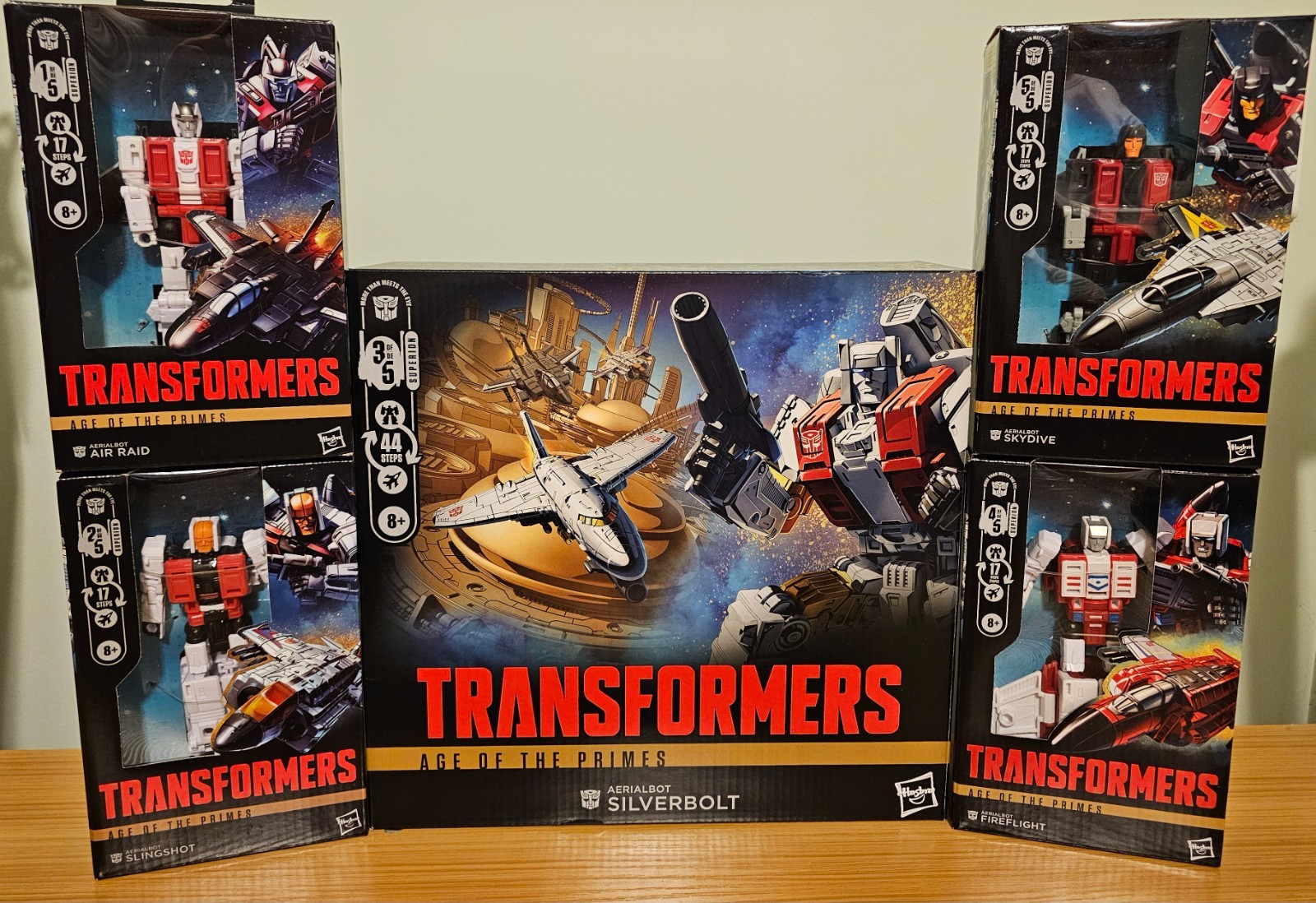 Transformers Aerialbots Complete Set of 5 - Combine to form Superion ...