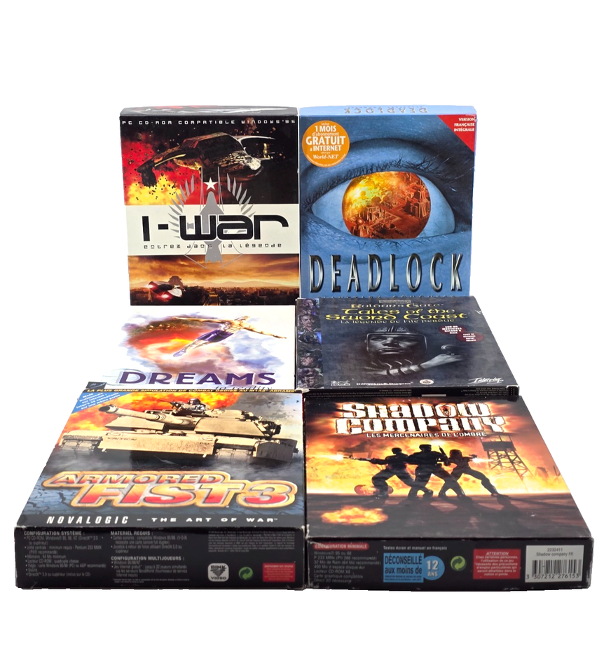 Lot of 14 Big Box PC Games – French Version – PAL Complete | eBay