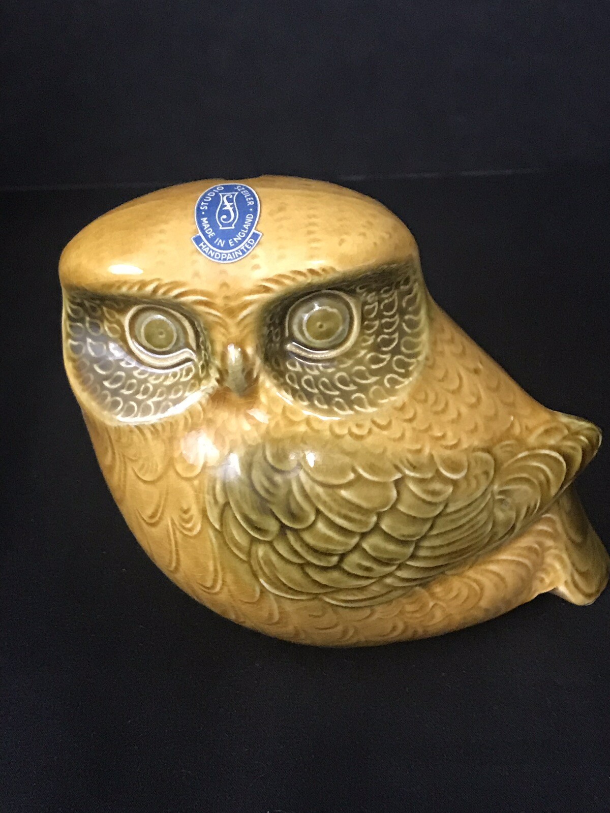 Szeiler Studio Owl Coin Bank Piggy Bank Ceramic Handpainted Made In ...