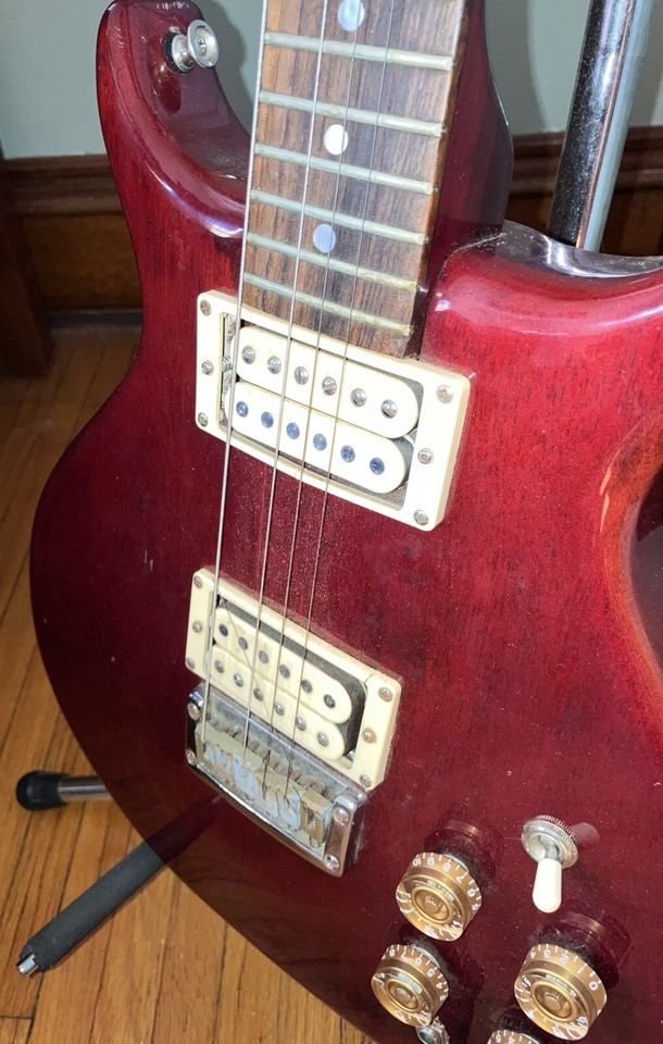 1978/79 Washburn Wing Series Transparent Red Raven Electric Guitar Made ...