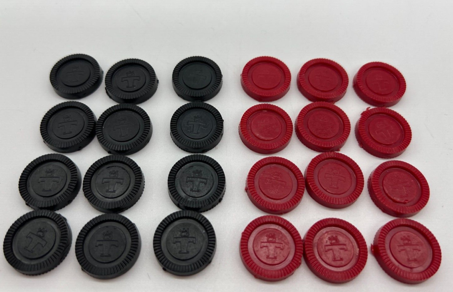 Set of 24 Vintage 1957 Transogram Transy King Of Fun Crown Plastic Mini ...