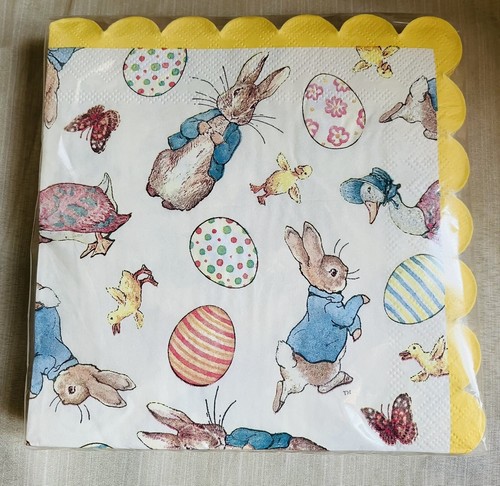 Peter rabbit Luncheon Paper Napkins-Jemina Duck, Eggs,chicks | eBay