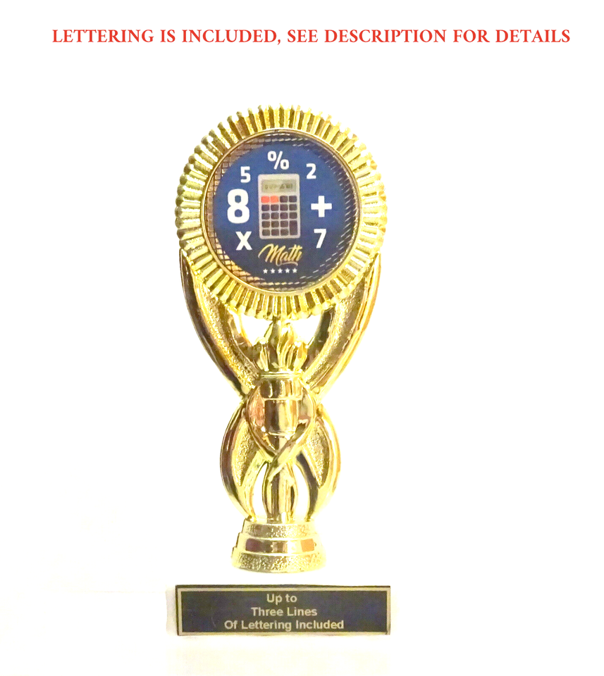 MATH TROPHY, SCHOLASTIC TROPHY ACHIEVEMENT AWARD | eBay