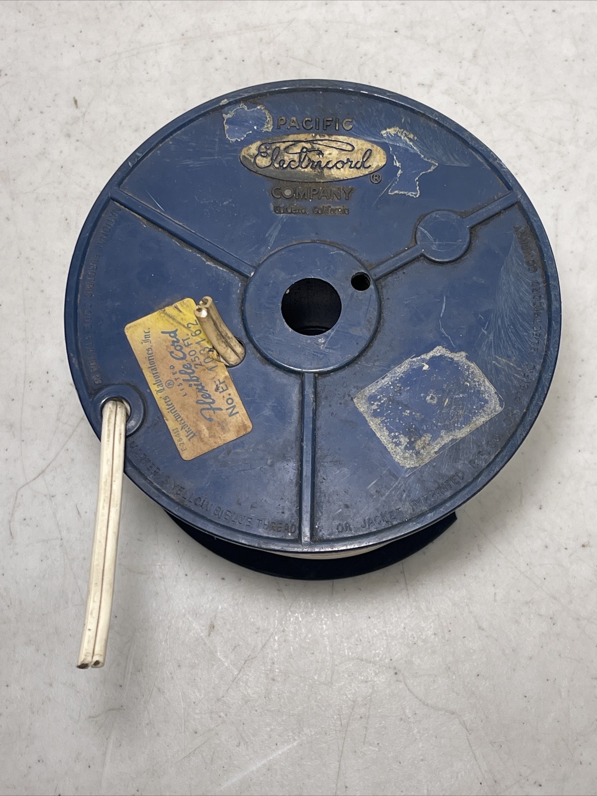 Vintage Pacific Electricord Company Power Cord Spool Reel | eBay