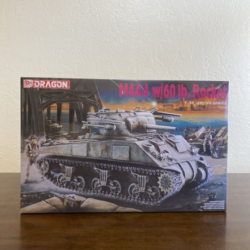 Dragon 1/35 M4A4 Sherman with 60 lb. Rocket British Army Tank #6041 ...