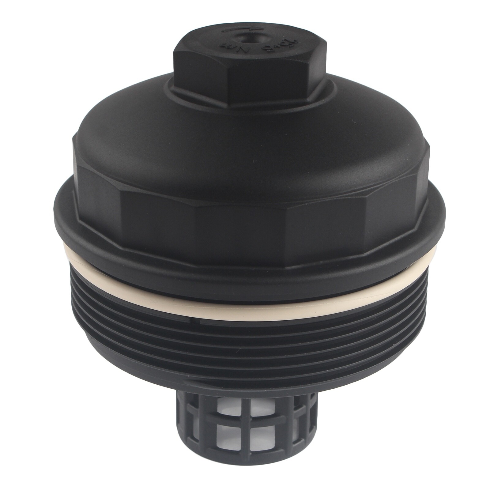 BLACK ENGINE OIL FILTER HOUSING COVER FOR LAND ROVER LR2 2008-2012 ...
