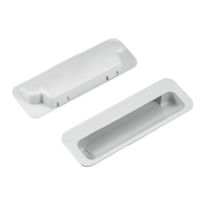 Flush Pull Finger Insert Recessed Cabinet Door Handles 110mm x 37mm x ...