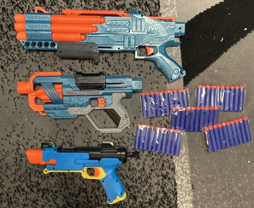 NERF gun lot Elite 2.0 Ranger Commander and Rival 50 New Darts Included ...