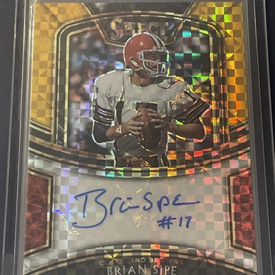 2020 PANINI SELECT SIGNATURES PRIZM GOLD AUTO BRIAN SIPE # 7/10 ...