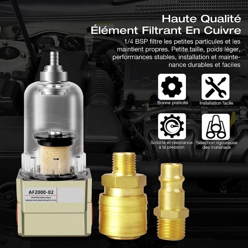 Air Filter Regulator Combos AF2000-02 Enhanced Air Quality & Pressure ...