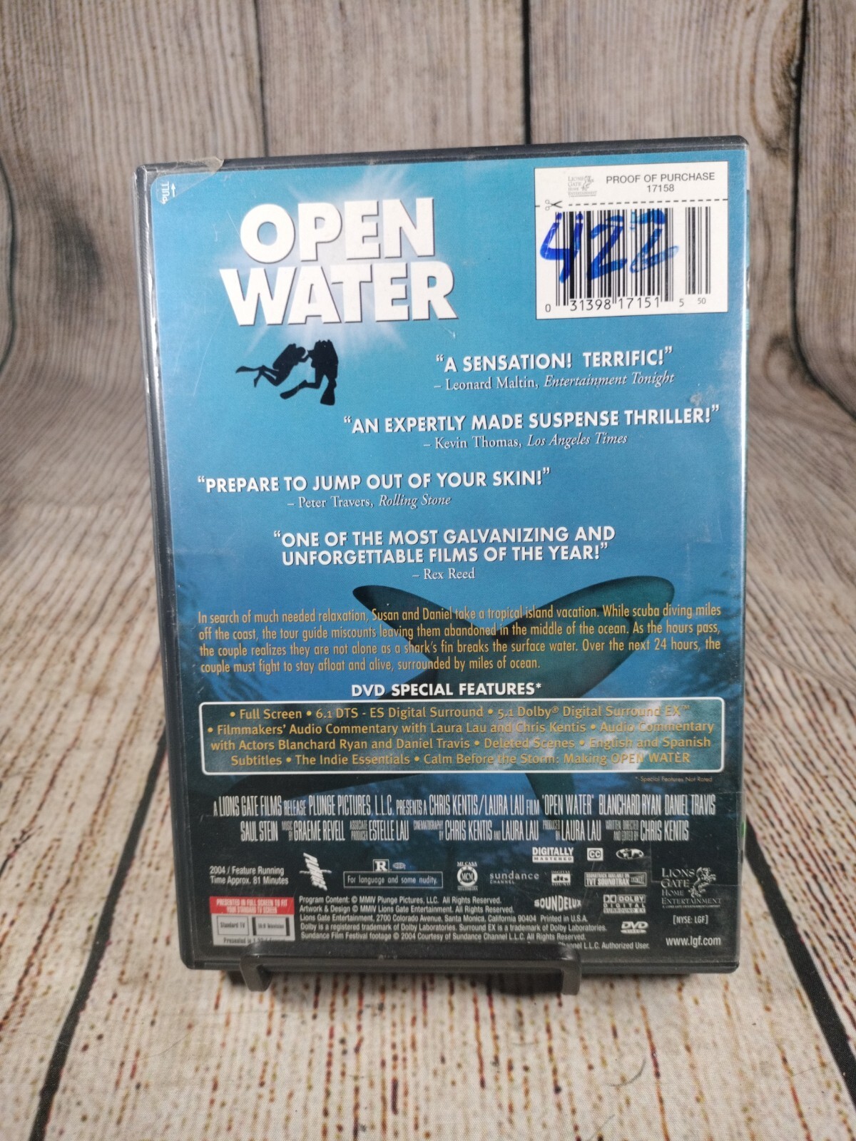 Open Water (DVD) 31398171515| eBay