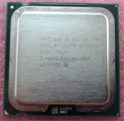 Used Intel Core 2 Extreme QX6700 2.66 Ghz Quad-Core Processor Good ...