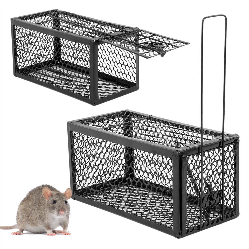 2PCS Rat Trap Mouse Catcher Humane Cage Live Animal Rodent Mice，Very ...