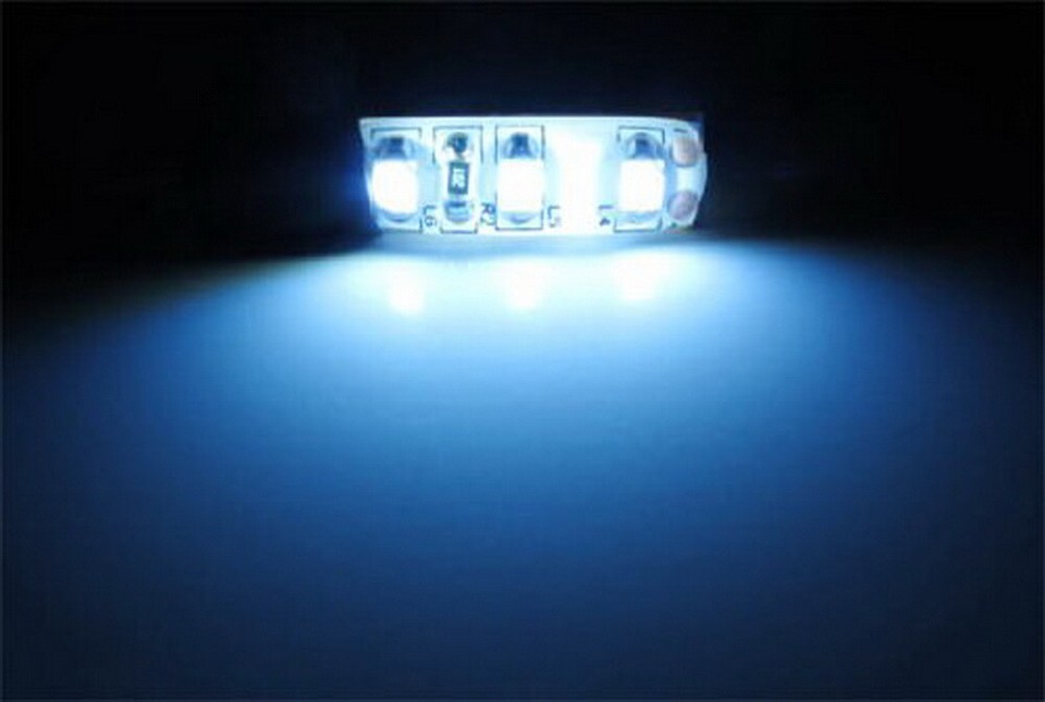 Xenon White Devil Demon Eyes LED Strips Module For Projector Headlights ...
