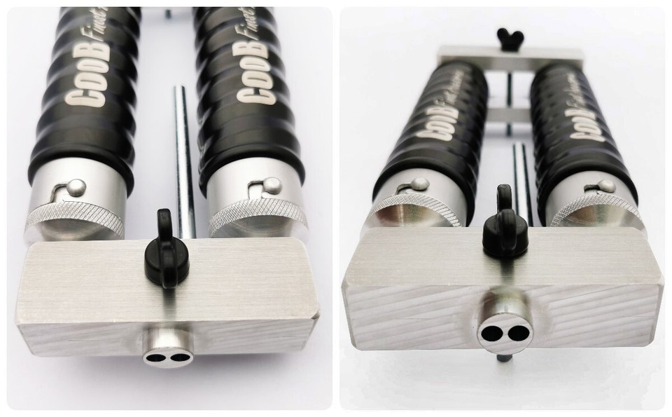 2x 4 oz Aluminium Dual Injector Soft Plastic Fishing Lure Lures Mold ...