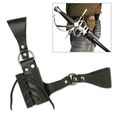 Universal Leather Sword Frog with Steel Hardware for Fantasy Cosplay ...