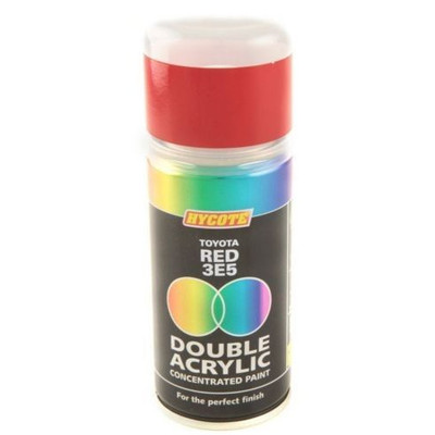 Hycote Toyota Red 3E5 150ml Double Acrylic Spray Paint Aerosol ...