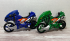 Power Rangers Jungle Fury Green Elephant Blue Jaguar Strike Rider Cycle ...