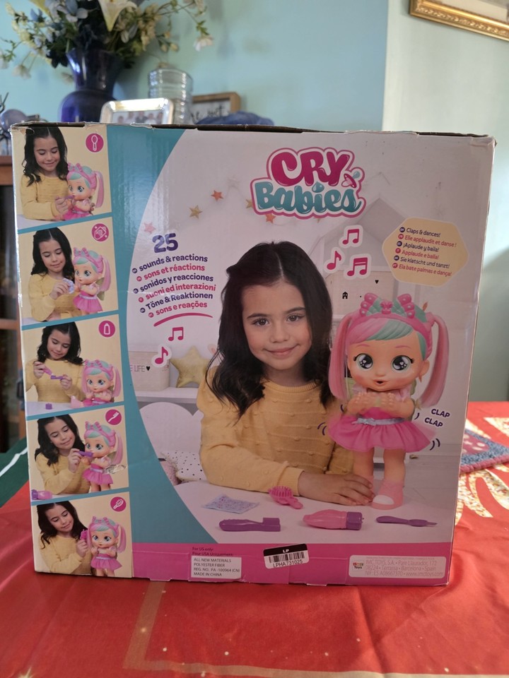 Cry Babies Bella's Morning Routine Interactive Baby Doll ** New Missing ...