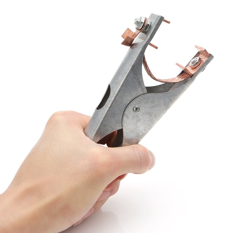 Welding Manual Welder Arc Earth Ground Cable Copper Grip Clip Clamp ...