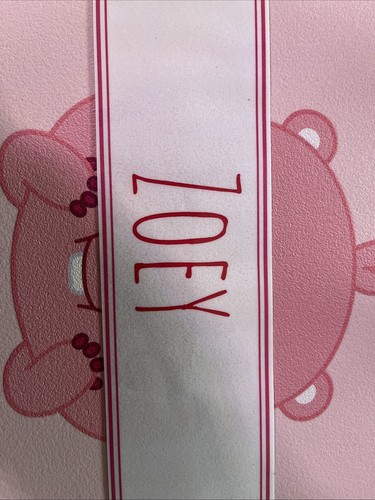 Pink Name bookmark: Zoey . Gift, Book Lovers, Student. 8x2inches | eBay