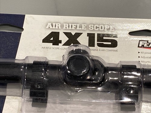 Daisy 808 Air Rifle Scope Black Standard 3/8" Dovetail Mount Adjustable ...