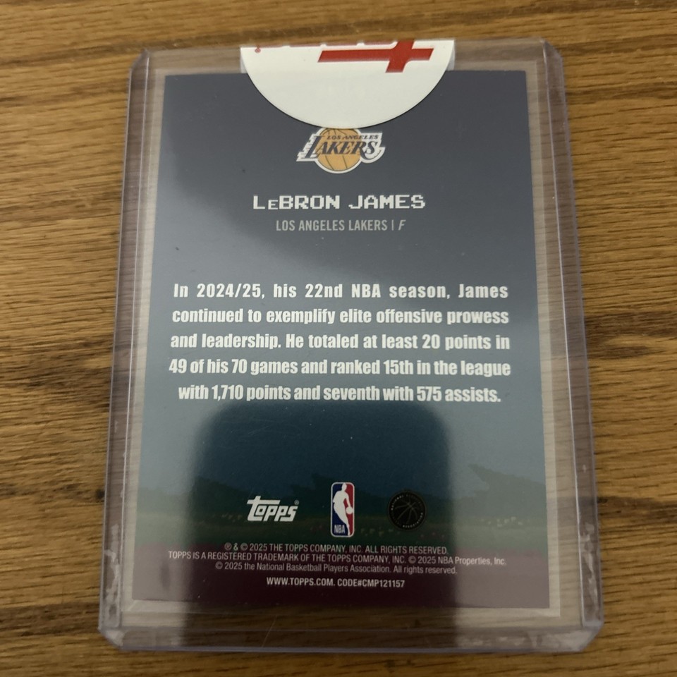 2025-26 Topps - 8-Bit Ballers LeBron James #8B-19 | eBay