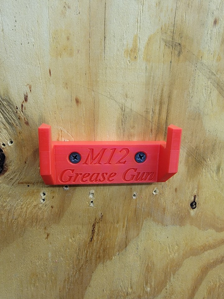 Wall Mount Holder Bracket for Milwaukee M12 2446-20 Grease Gun | eBay