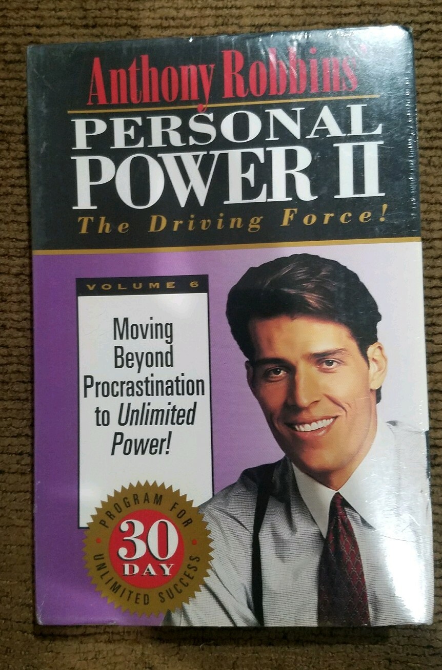 Anthony Robbins Personal Power II, v. 6 - Moving Beyond Procrastination ...