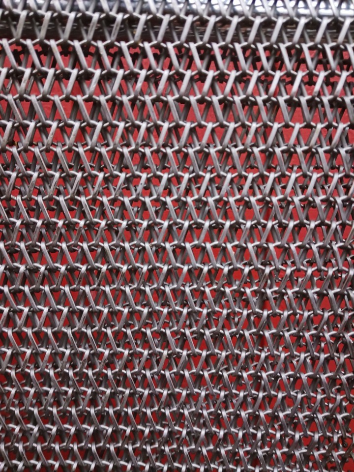 Stainless Steel Conveyer Belt 35x182 SS Chain Link Mail Roll Sheet 63lb ...