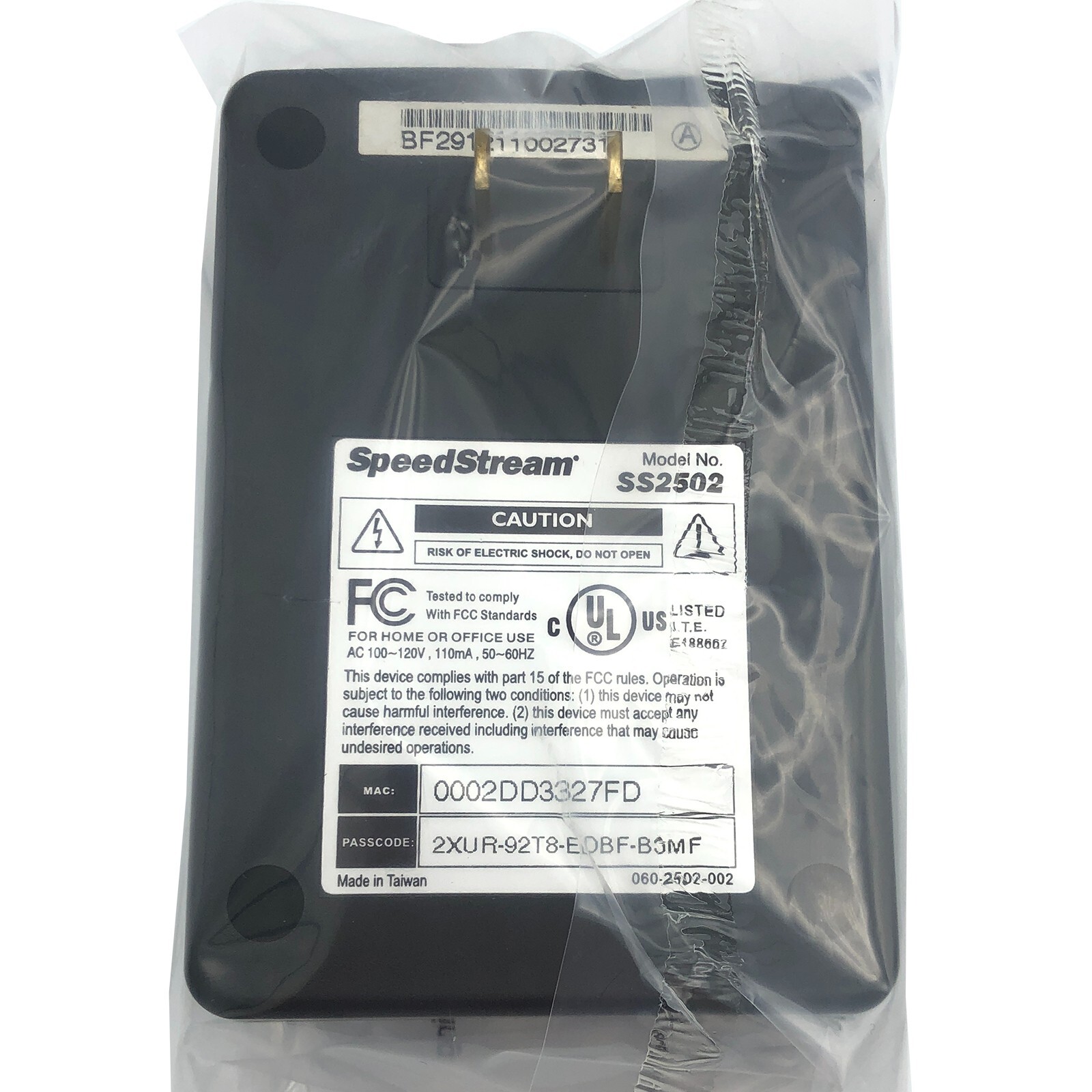 NEW Original Siemens SS2502 Speedstream Powerline Ethernet Adapter 936 ...