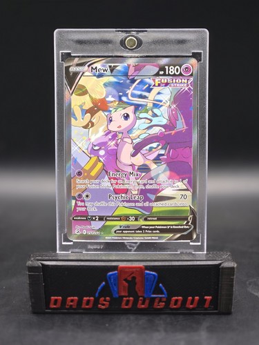 Mew V 251/264 Pokémon TCG Fusion Strike Holo Alt Art Ultra Rare LP ...
