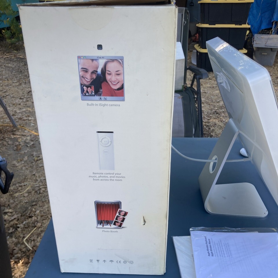 VTG 2005 Apple iMac PowerPC G5 20" Model A1145 1.5 GB RAM W Original ...