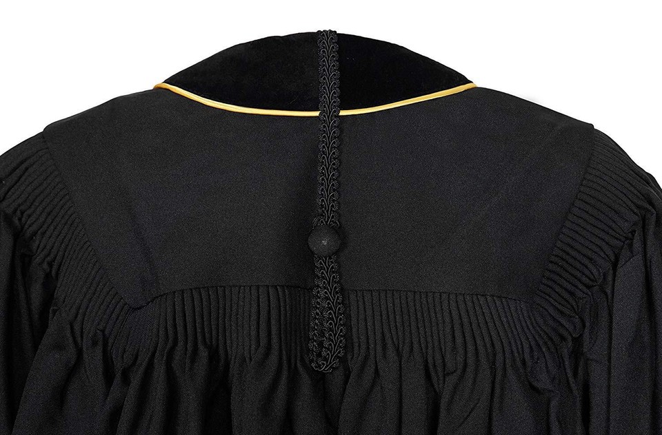 GraduationMall Deluxe Doctoral Graduation Gown for Faculty and ...