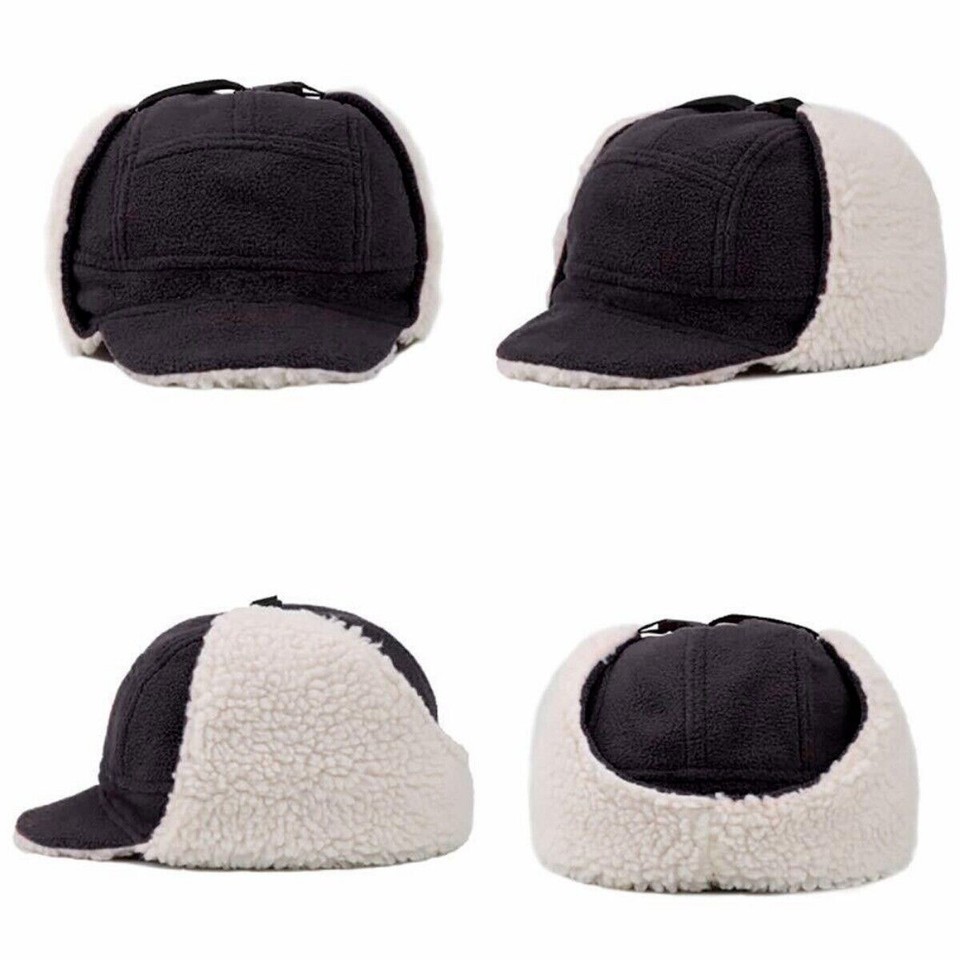 Winter Hat Soft Warm Windproof Earflap Snow Ski Cap for Cold Weather ...