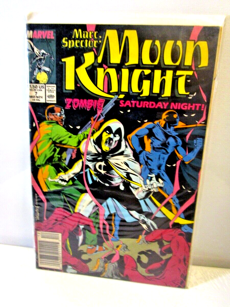 Moonknight Marc Spector #7 Vol1 1989 Zombie Saturday Night Marvel ...
