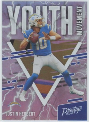 2021 Prestige Youth Movement #15 Justin Herbert San Diego Chargers | eBay