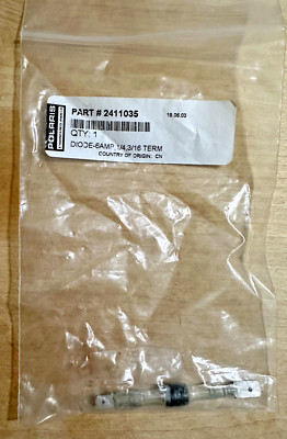 Polaris Diode, 6 Amp, Genuine OEM Part 2411035, Qty 1 - NEW | eBay
