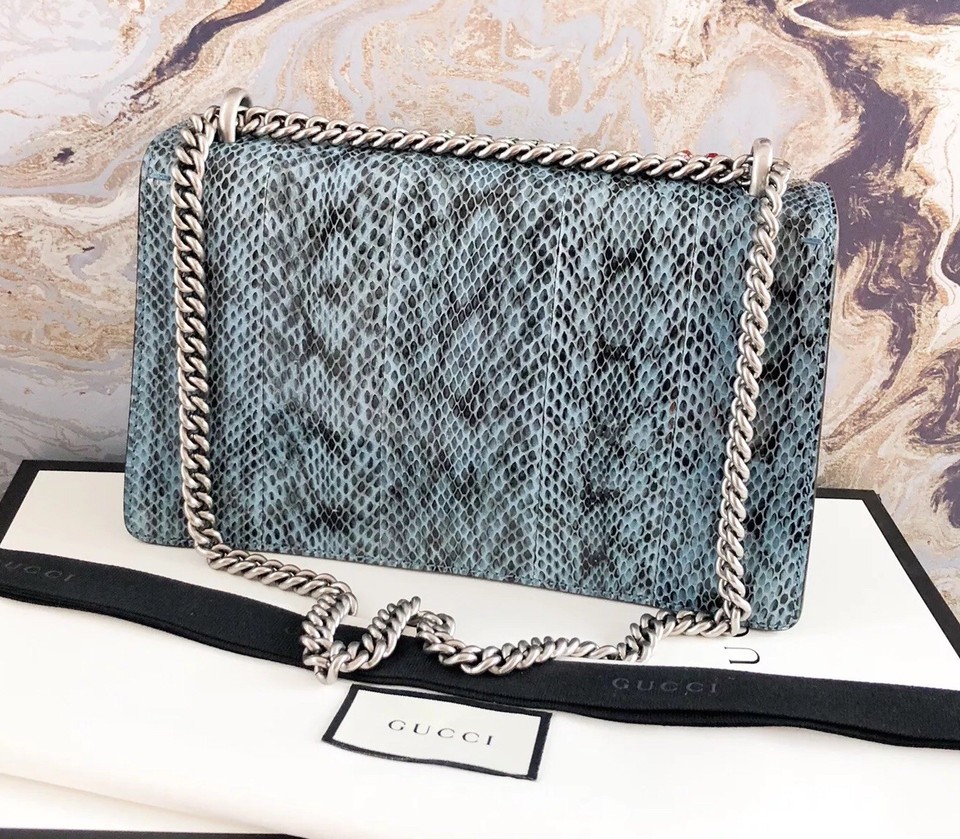 $6700 Gucci Dionysus ‘Blind for Love’ Python Pearl Crystal Chain Bag | eBay