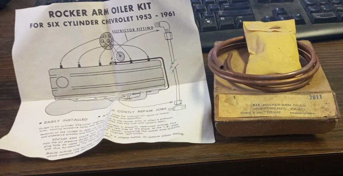 NOS THEXTON 7011 53 54 55 56 57 58 59 60 61 CHEVROLET ROCKER ARM OIL ...