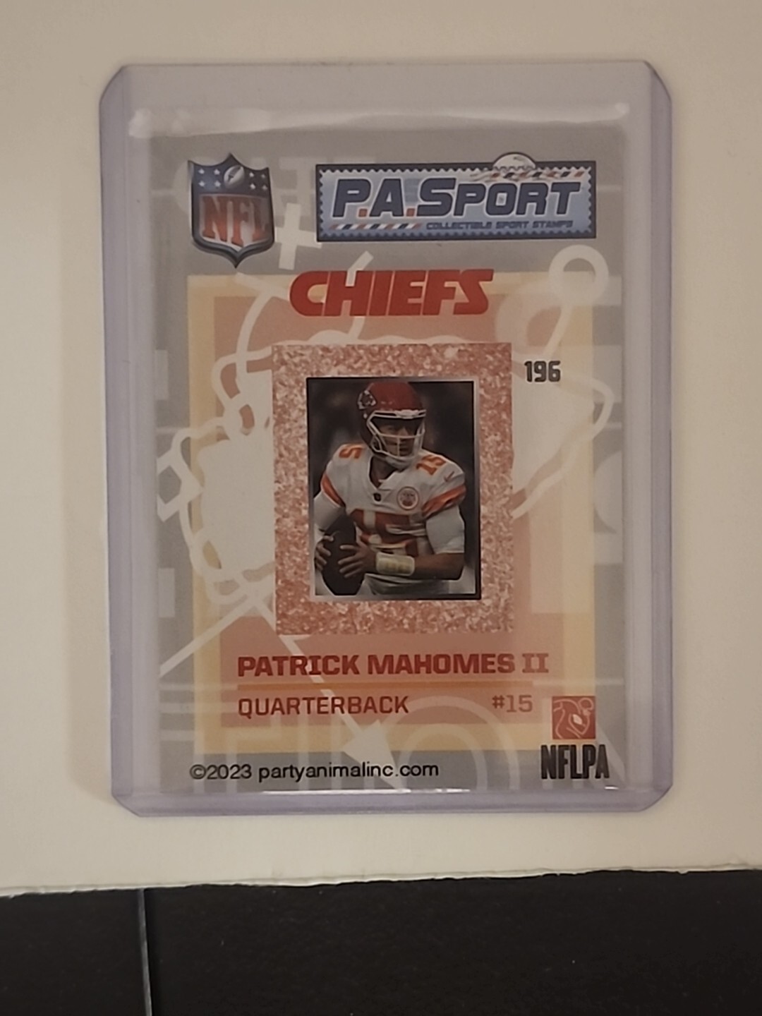 2023' NFL P.A. Sport Stamps 🔥Ultra-RARE🔥Gold Stamp/Patrick Mahomes II ...
