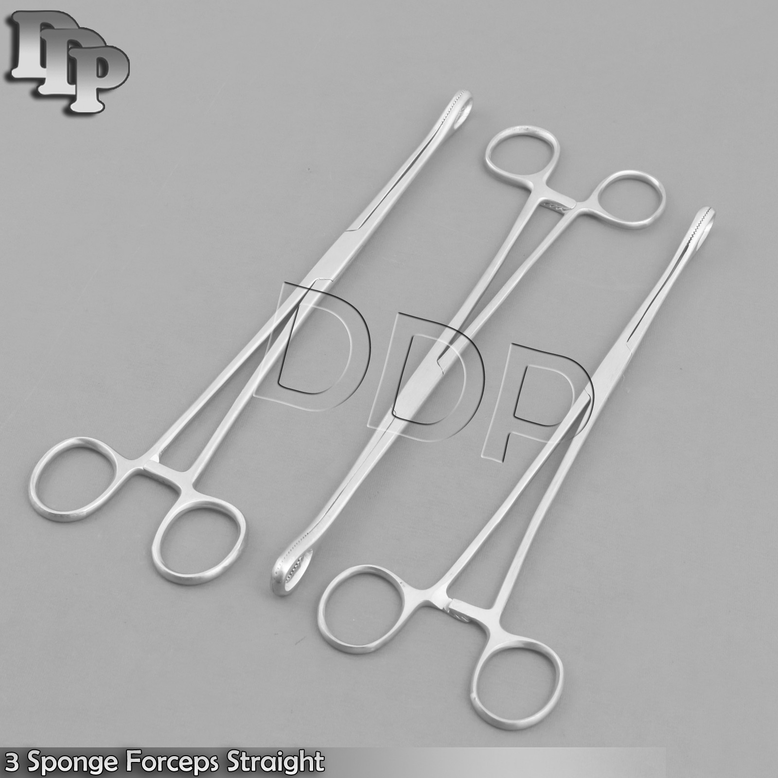 3 NEW BODY PIERCING Forceps Kit Hemostat SPONGE CLAMP 10" Straight | eBay