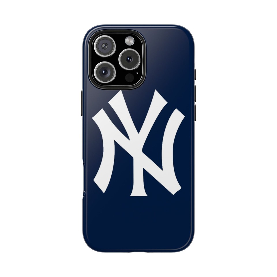 Yankees Phone Case, Baseball Fan Tough Phone Cover, NY Logo iPhone ...
