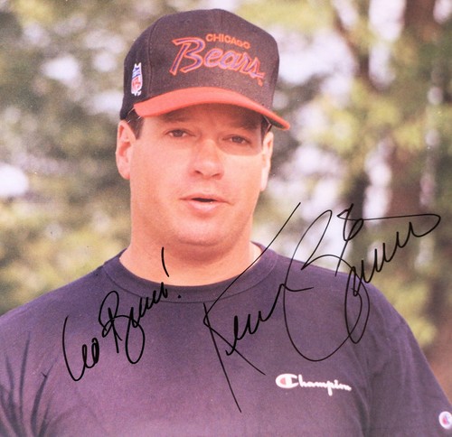 Chicago Bears Kicker Kevin Butler Autographed Photo 1993 Platteville ...
