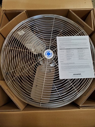 Schaefer 24" Washdown Duty Ventilation FAN 24CFO-SWDS-HV-Q | eBay
