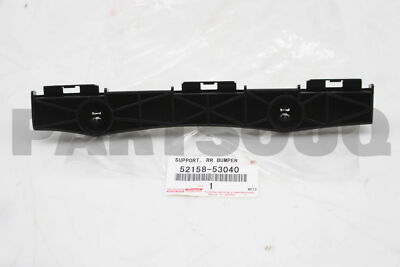 5215853040 Genuine Toyota SUPPORT, REAR BUMPER SIDE, NO.2 LH 52158 ...