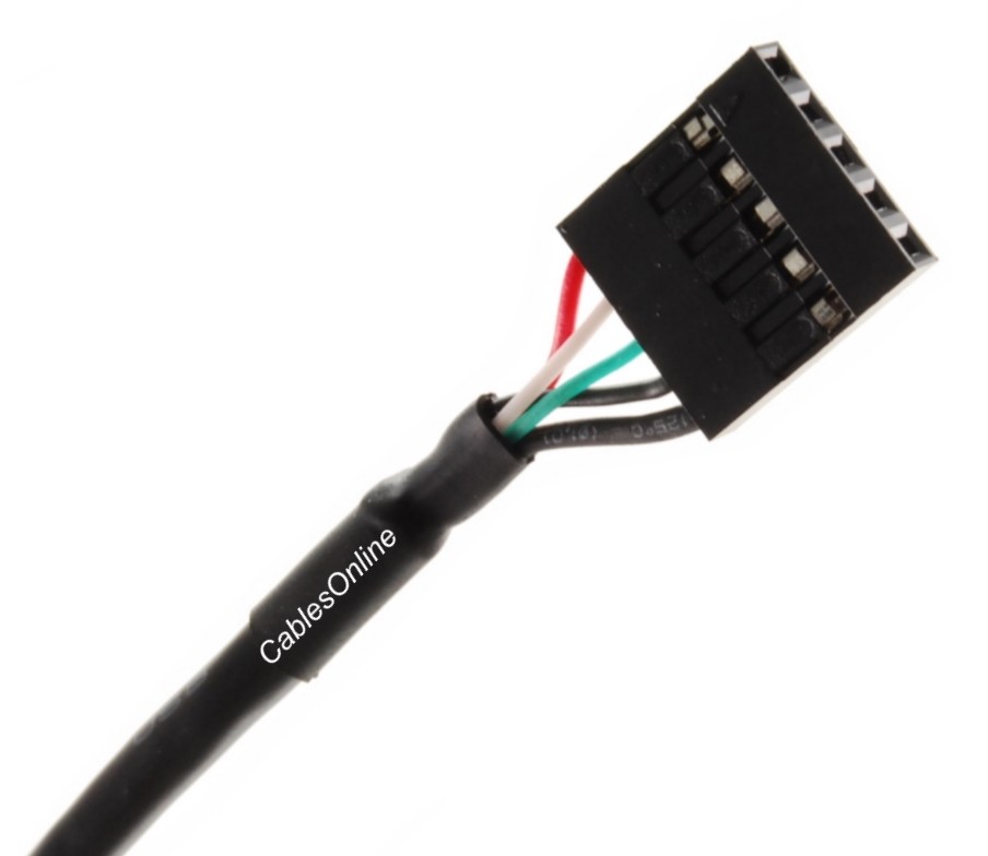 18inch Internal 5-Pin USB IDC Motherboard Header Male to Female ...