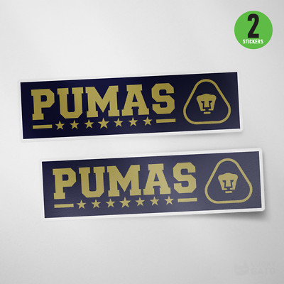 (2 pack) Pumas UNAM Mexico Bumper Sticker Calcamonia Soccer Futbol Liga ...